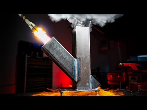 World's Best Rocket Stove!! - How to Build a Simple Camp Stove