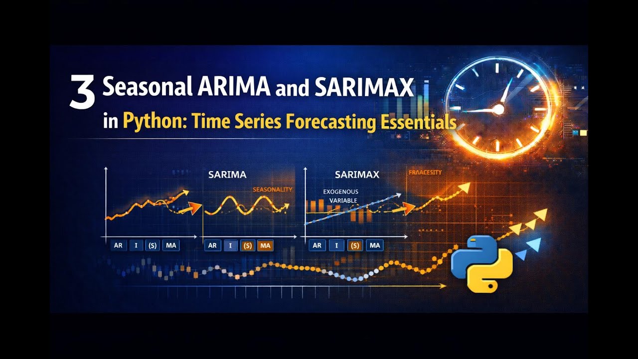Seasonal ARIMA and SARIMAX in Python: A Guide to Time Series Forecasting