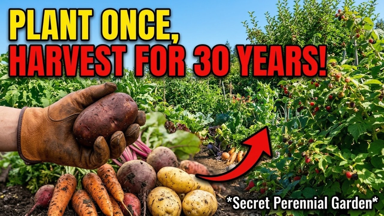 Plant This Once — It Feeds You for 30 Years (No Seeds Needed)