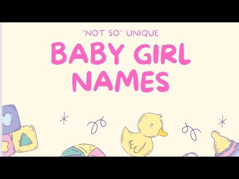"Not So" Unique Baby Girl Names with meaning ❤️👶🏻