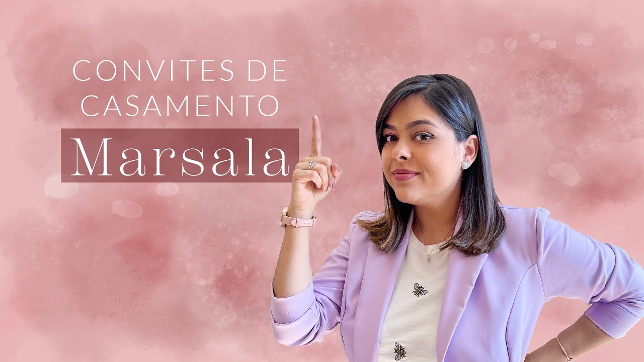 Convites de Casamento Marsala: A Escolha Perfeita para um Casamento Elegante