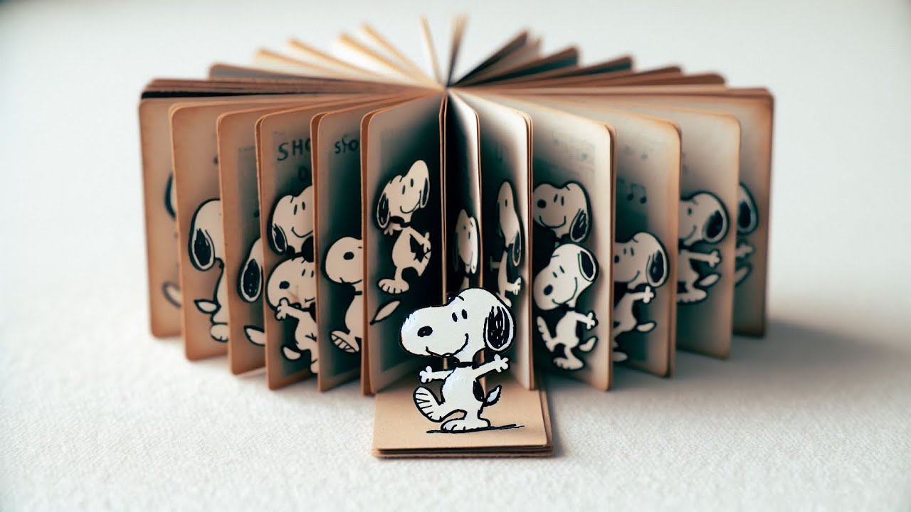 I made a Snoopy flipbook
