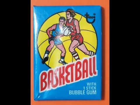 BIZARRE OLD WAX PACK RIP! 1975-76 TOPPS BASKETBALL including a ERROR CARD! Dave Cowens, Bob McAdoo!