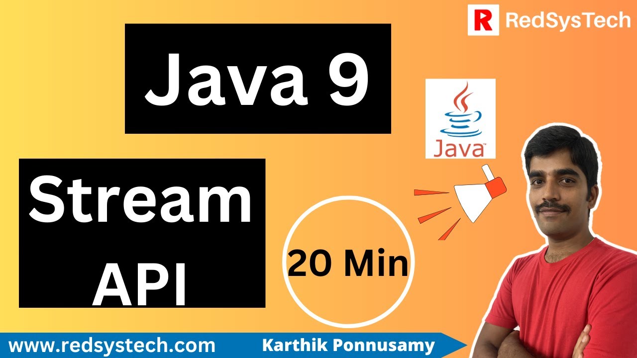 # 211 Java 9 | Stream API in Java 9 | Stream api Java tutorial | RedSysTech