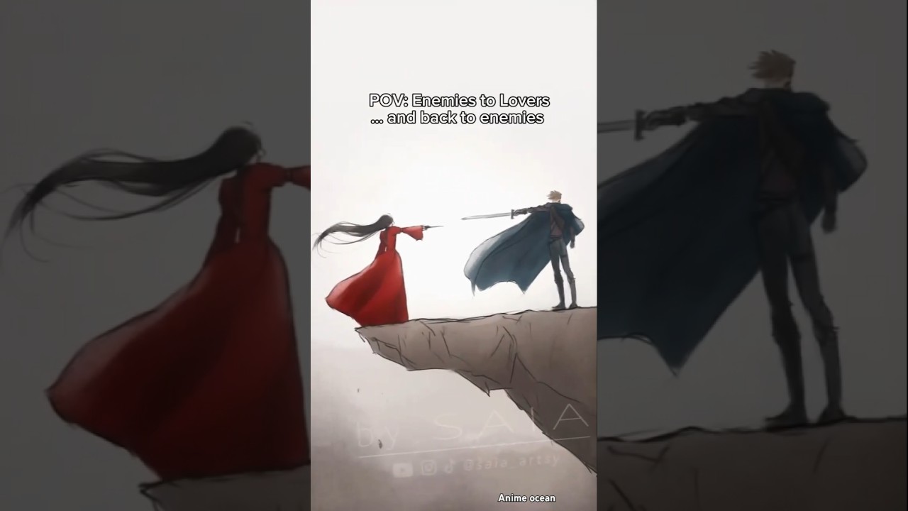 Back to enemies again 😔by: saia artsy💗  #manhwa #trending #anime #اكسبلور #mynamenetflix