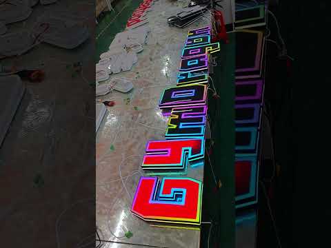 Is this LED sign made in China popular all over the world? #sign #signage #design #company