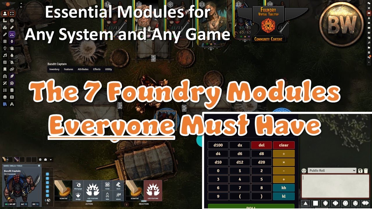 The 7 Essential Foundry VTT Add-On Modules - January 2025 Edition