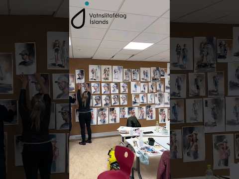 Michael's Diaries - Workshop in Iceland #Iceland #íslandi #watercolorworkshop #portrait #figure