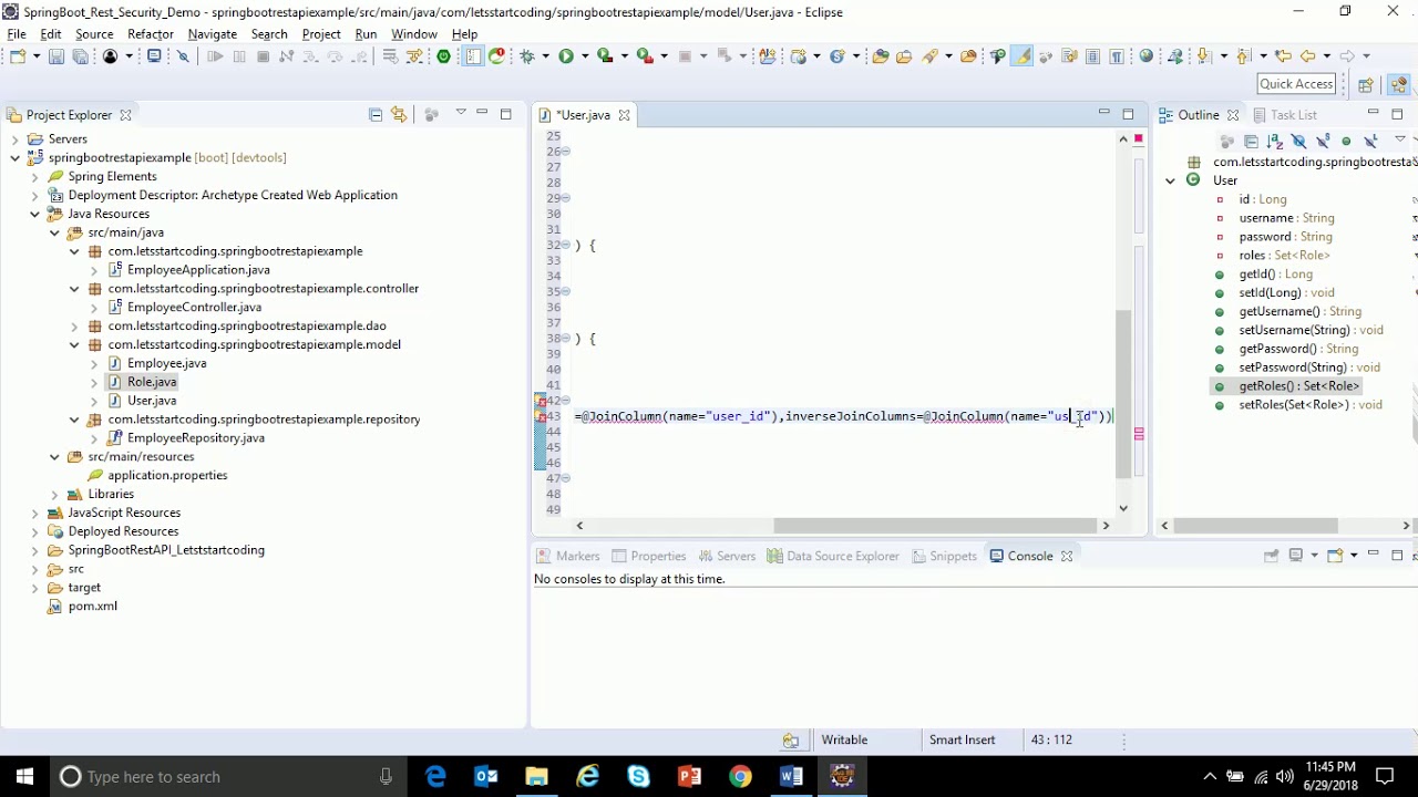 PART 3 :  Security Basic Authentication From MYSQL using SpringBoot