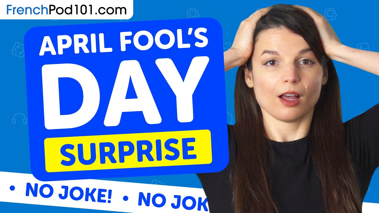 No Joke: Get 50 PDF Lessons to Learn French for FREE!