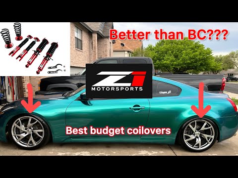 G37 coilovers Z1 s pro review and performance/quality (worth the money???)