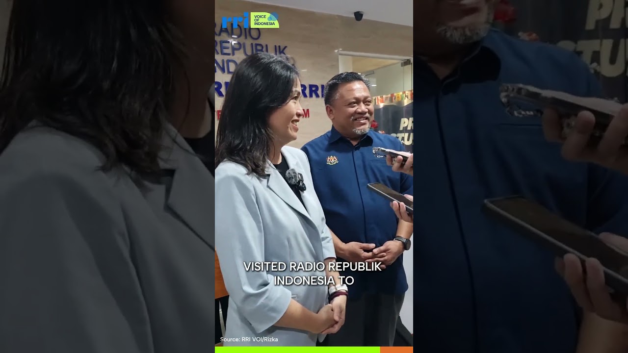 RRI welcomed the arrival of Malaysia's Deputy Minister of Communications and Multimedia