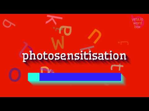 How to say "photosensitisation"! (High Quality Voices)