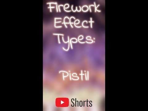 Firework Effect - Pistil #Fireworks #Shorts