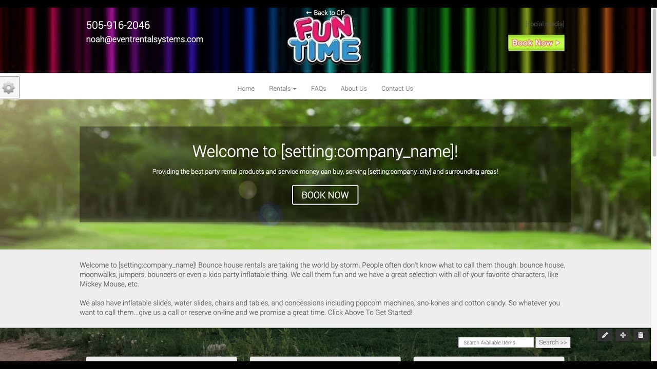 ERS Website Creation and Editing