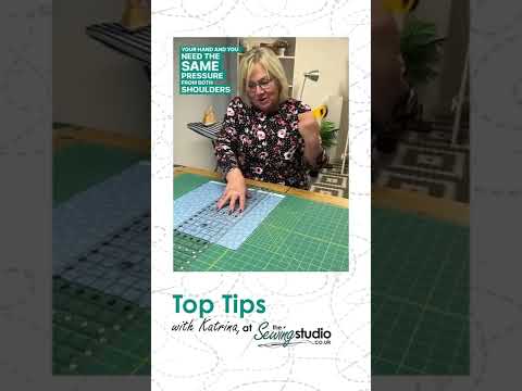 Top Tips from Katrina - How to keep your ruler from moving.