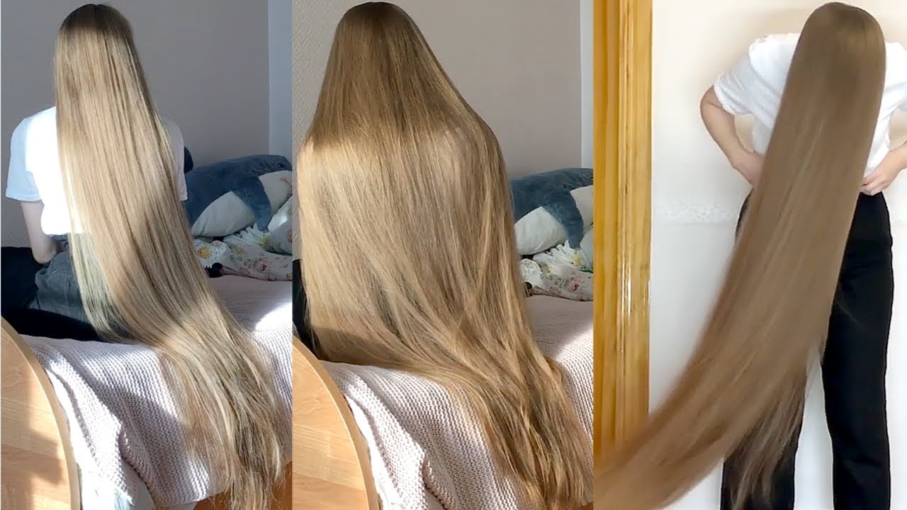 RealRapunzels - Blonde silk display (preview)