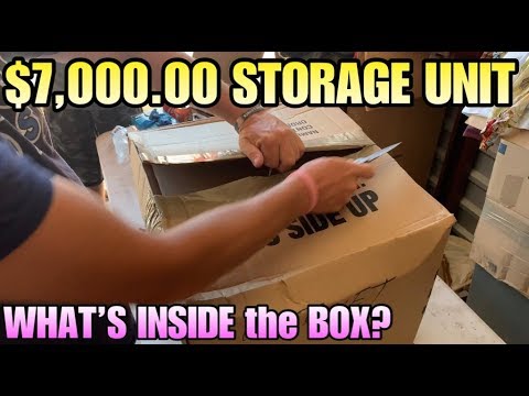 $7,000.00 STORAGE UNIT! WHATS INSIDE? Mystery boxes! I bought an abandoned storage unit
