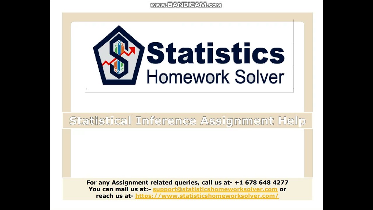 Statistical Inference Assignment Help