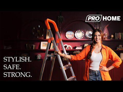 ProHome 8 step Railing Ladder for Household use Kitchen Boss, Metal ...