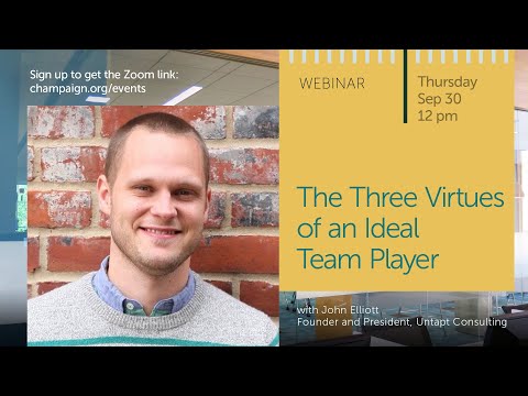 The Three Virtues of an Ideal Team Player