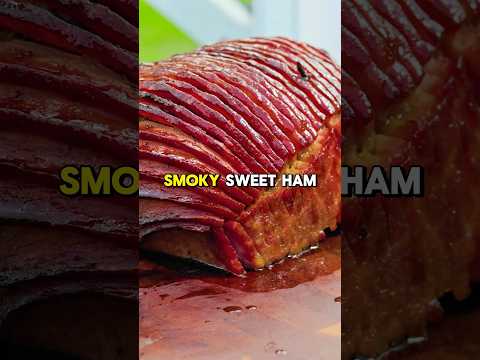 What Happens When You Glaze a Ham with Dr Pepper? 🤯🍖 #shorts #bbq #ham #drpepper #grilling #tasty
