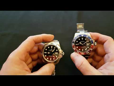 True GMT vs Office GMT Watches & how to set them - Rolex vs Parnis