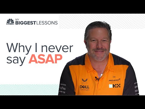 Why McLaren Racing’s CEO banned ‘ASAP’ from his vocabulary