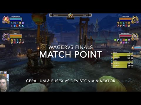 WoW 2v2 DPS Tournament Finals MATCH POINT - Ceralium & Fuse VS Devistonia & Keator