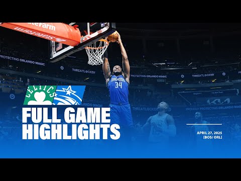 FULL GAME HIGHLIGHTS: CELTICS VS. MAGIC 4.25.25