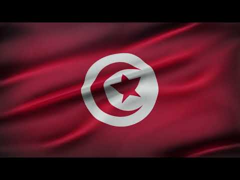 🚩Tunisia Flag Waving | GREEN SCREEN & CHROMA MATTE🚩