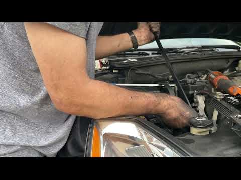 07 Cadillac DTS Serpentine Belt installation