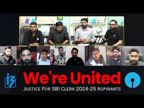 SBI Clerk Result | IBPS Protest | We Are United | Justice for SBI Clerk 2024-25 Banking Aspirants