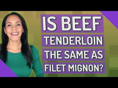 Is beef tenderloin the same as filet mignon?