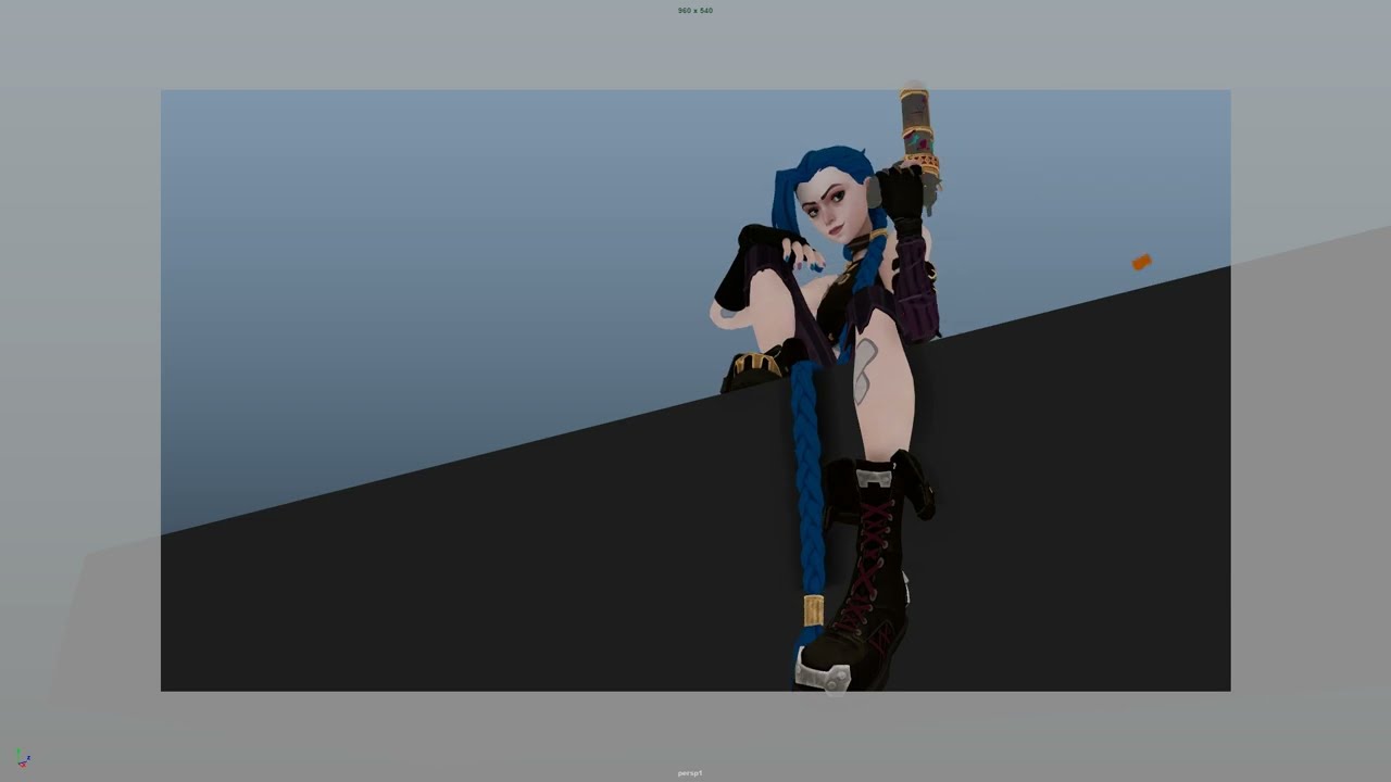 Jinx Takedown Animation (In Progress - Blocking)
