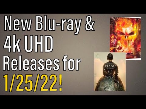 New Blu-ray & 4K UHD Releases for 1/25/22!