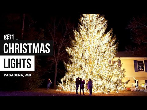 The Best Christmas Lights in Pasadena Maryland