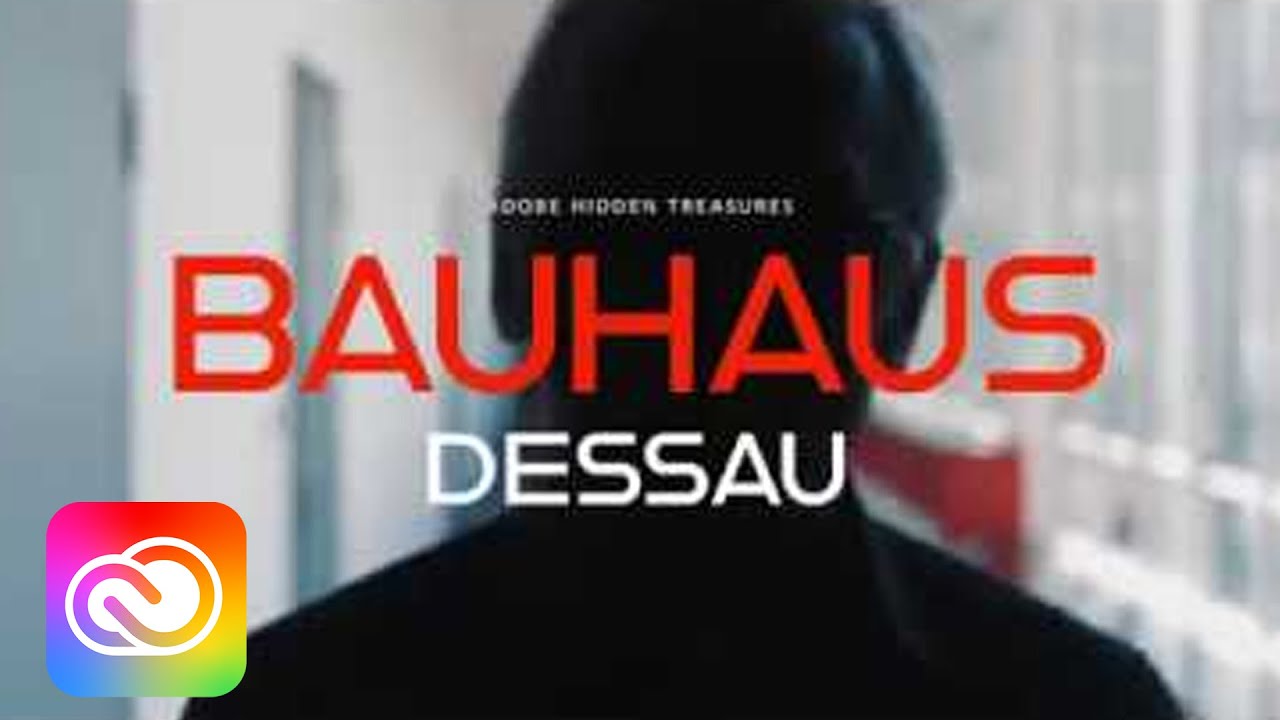 Hidden Treasures - Lost Typography from the Bauhaus Masters | Adobe Creative Cloud