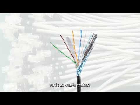 shielded twisted pair cable and unshielded twisted pair cable,cat6a Computer LAN Cable factory