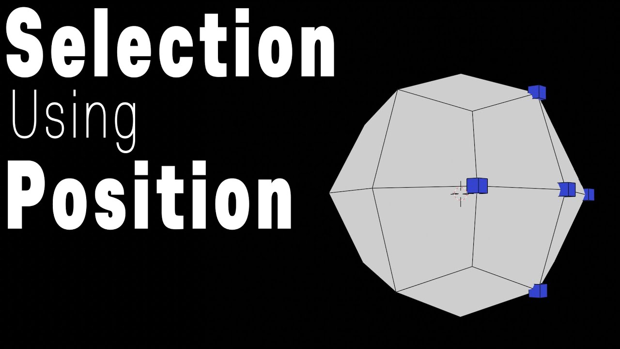 Selection Using Position(Geometry Nodes, Blender)