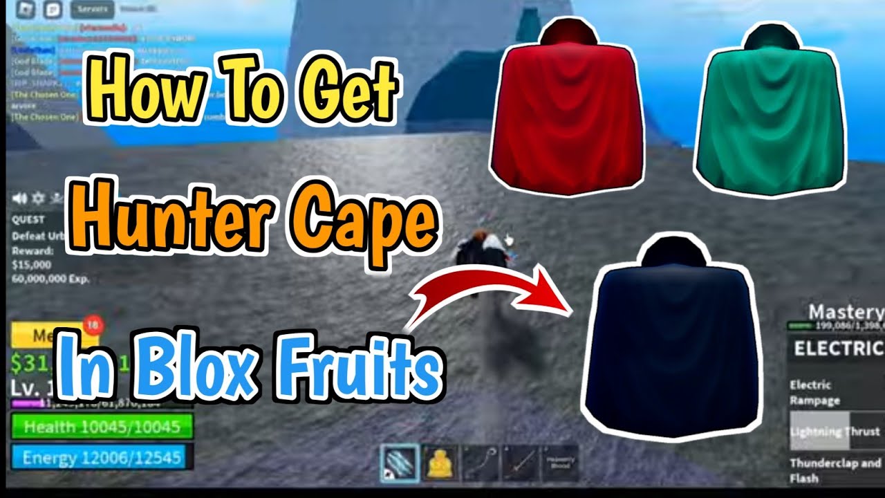 How To Get All Hunter Capes In Blox Fruits  | Complete Step By Step Guide