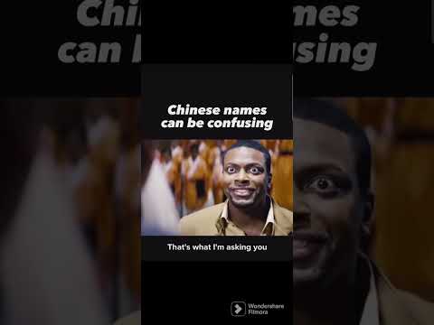 Chinese names can be confusing really.