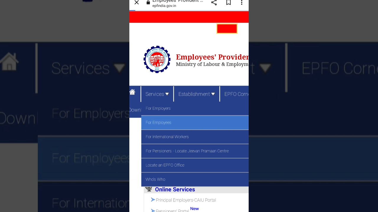 EPFO LOGIN