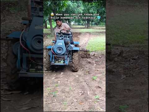 This looks Impossible!!! Fully diy 4x4 tractors #jugaad #engineering #diy #tractorstunts #shorts
