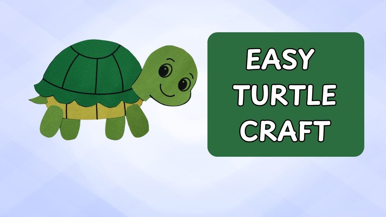 Easy Turtle Craft for Kids | Animal Craft