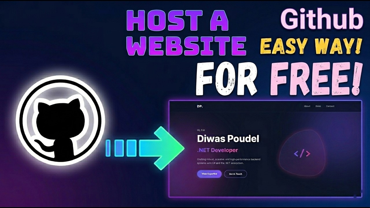 How to Host Your Website for FREE on GitHub Pages (2026 Guide) ?