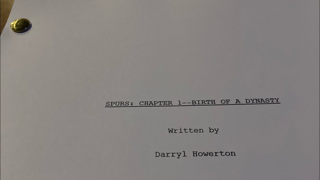 How To Bind A Screenplay