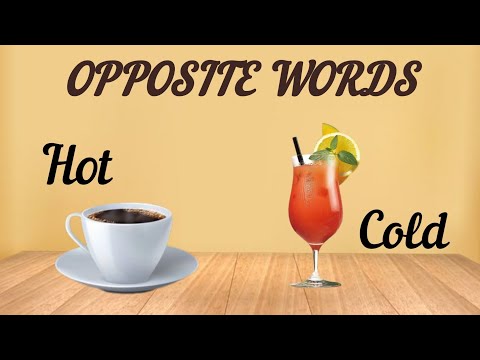 Opposite words/Opposite words in english/antonyms in english