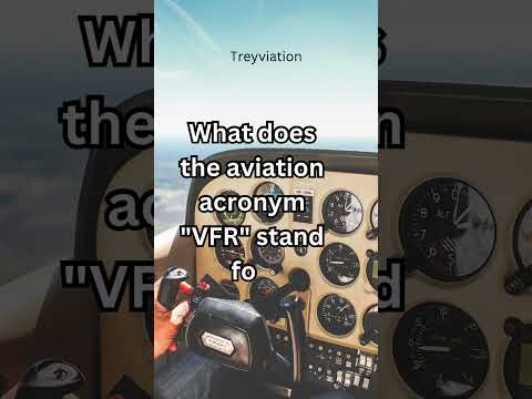 What does the aviation acronym "VFR" stand for?