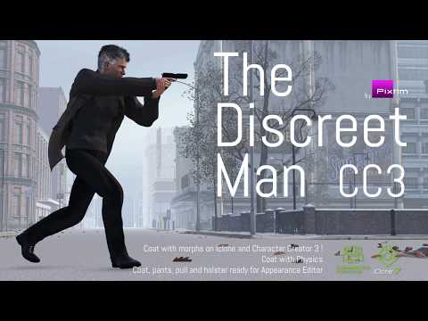 The Discreet Man CC3 + - Character Creator/Combo (Single PID ...